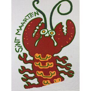 Gravity Graphics | Shirts | Rare Vintage 9s Saint Maarten Lobster Art ...